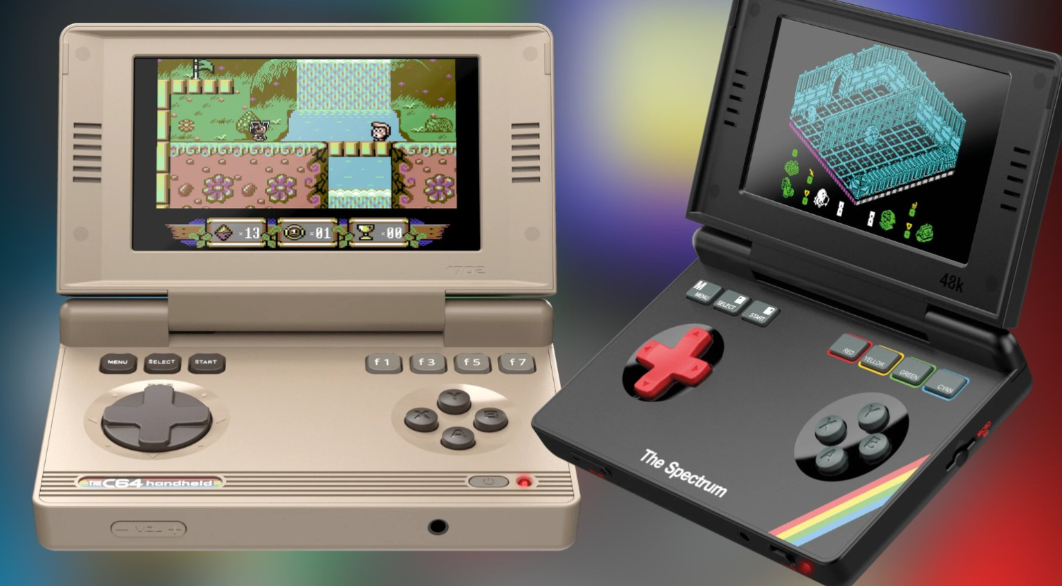 Commodore 64 Handheld and ZX Spectrum Handheld: Blaze and Retro Games ...