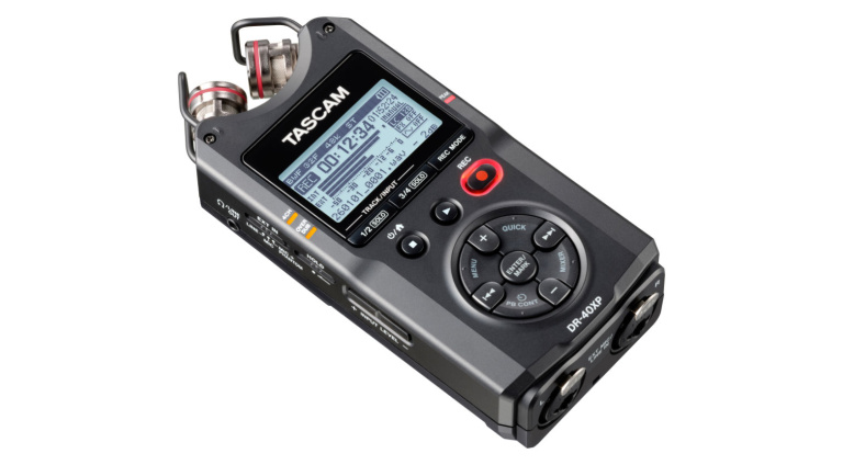 Tascam DR-40XP: Professional 32-bit Handheld Recorder - gearnews.com
