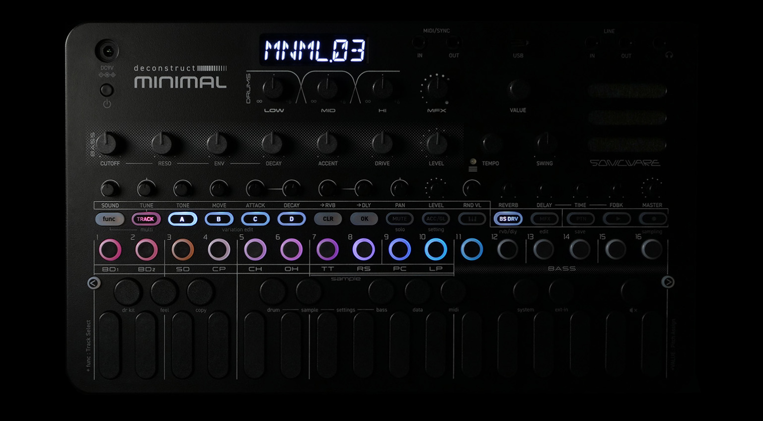 SONICWARE deconstruct MINIMAL - Less Is More! - gearnews.com